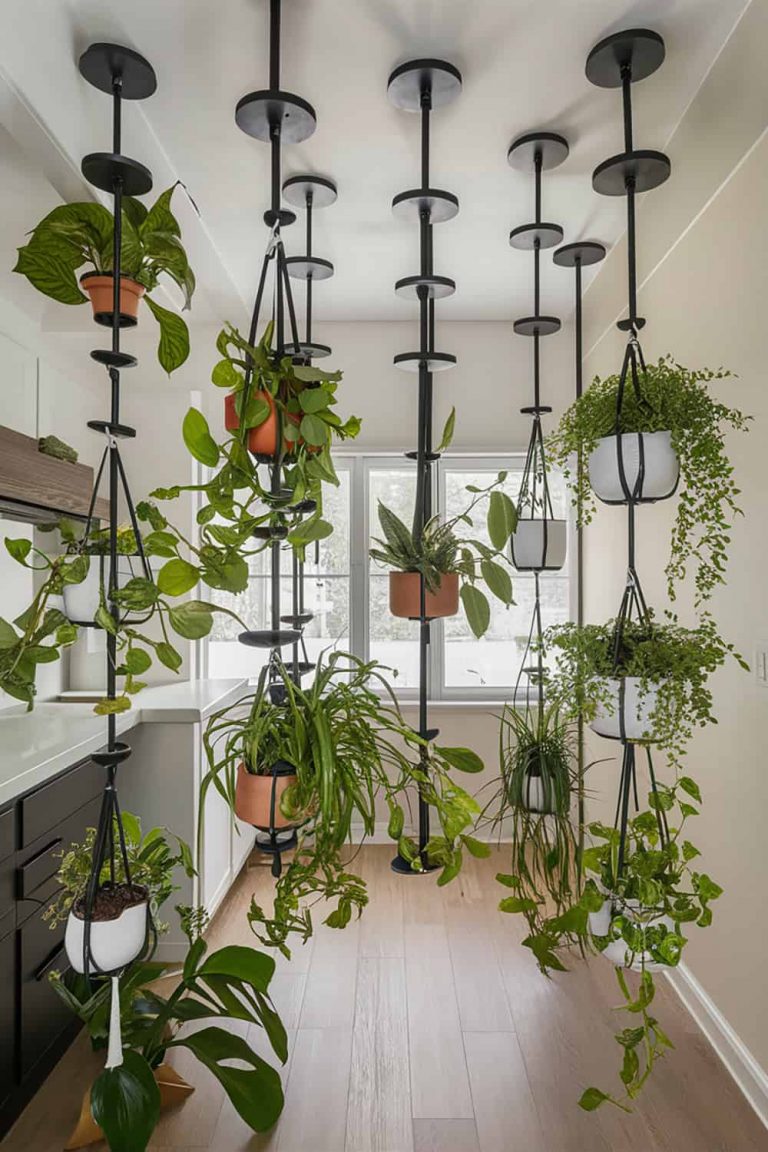 13 Ways to Hang Plants On Ceilings Without Drilling - Plantglossary