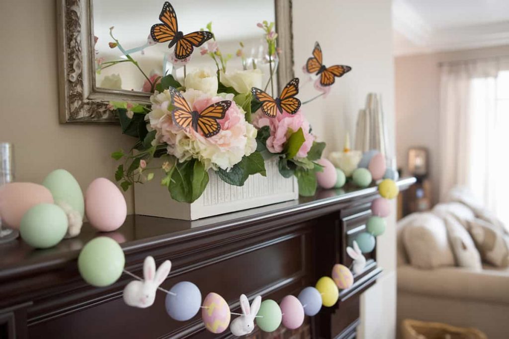 30 Easter Mantel Decor Ideas - Plantglossary