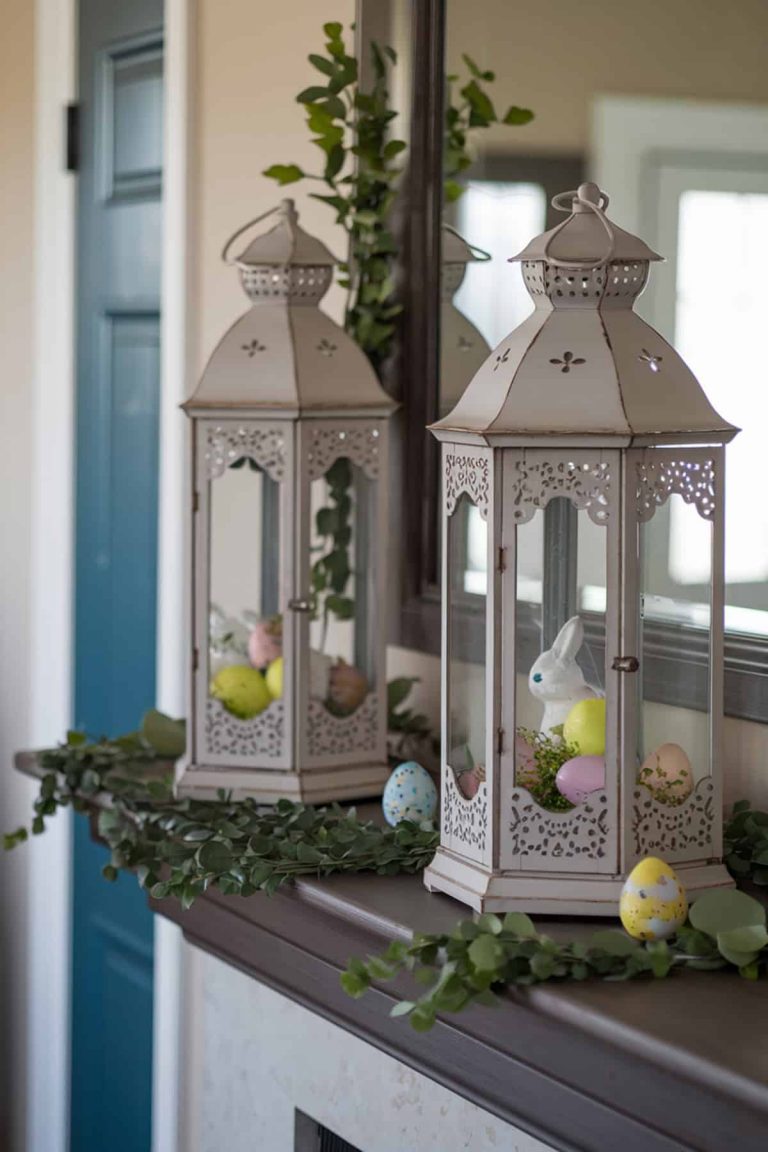 30 Easter Mantel Decor Ideas - Plantglossary