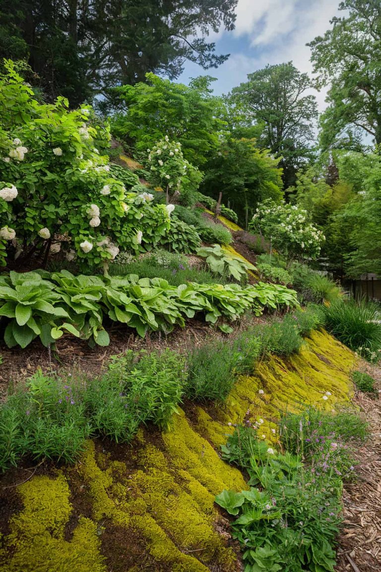 15 Brilliant Ideas For a Sloped Woodland Garden - Plantglossary