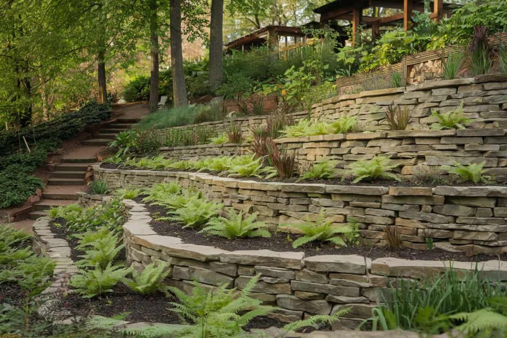 15 Brilliant Ideas For a Sloped Woodland Garden - Plantglossary