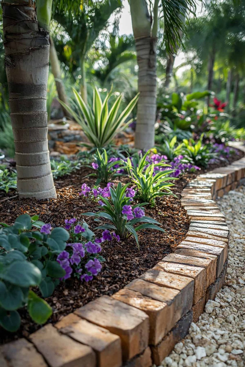 25 Practical and Beautiful Garden Brick Edging Ideas - Plantglossary
