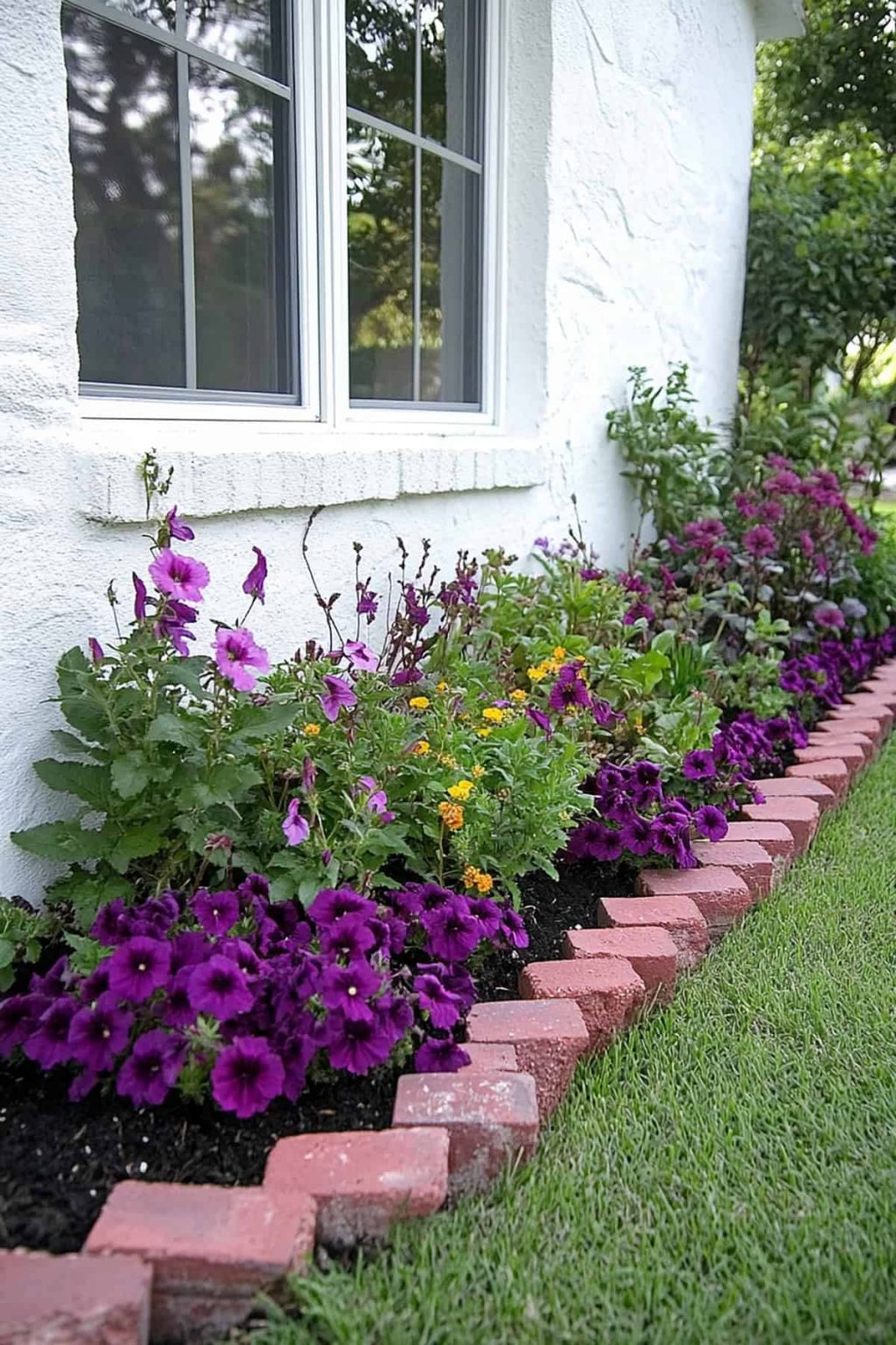 25 Practical and Beautiful Garden Brick Edging Ideas - Plantglossary