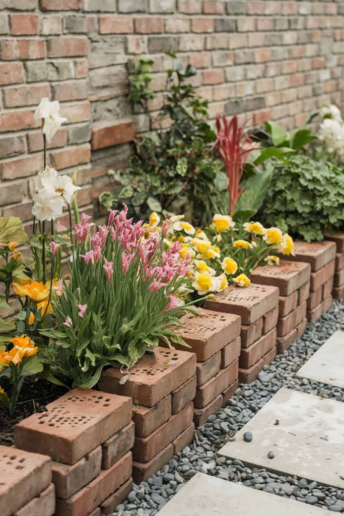25 Practical and Beautiful Garden Brick Edging Ideas - Plantglossary