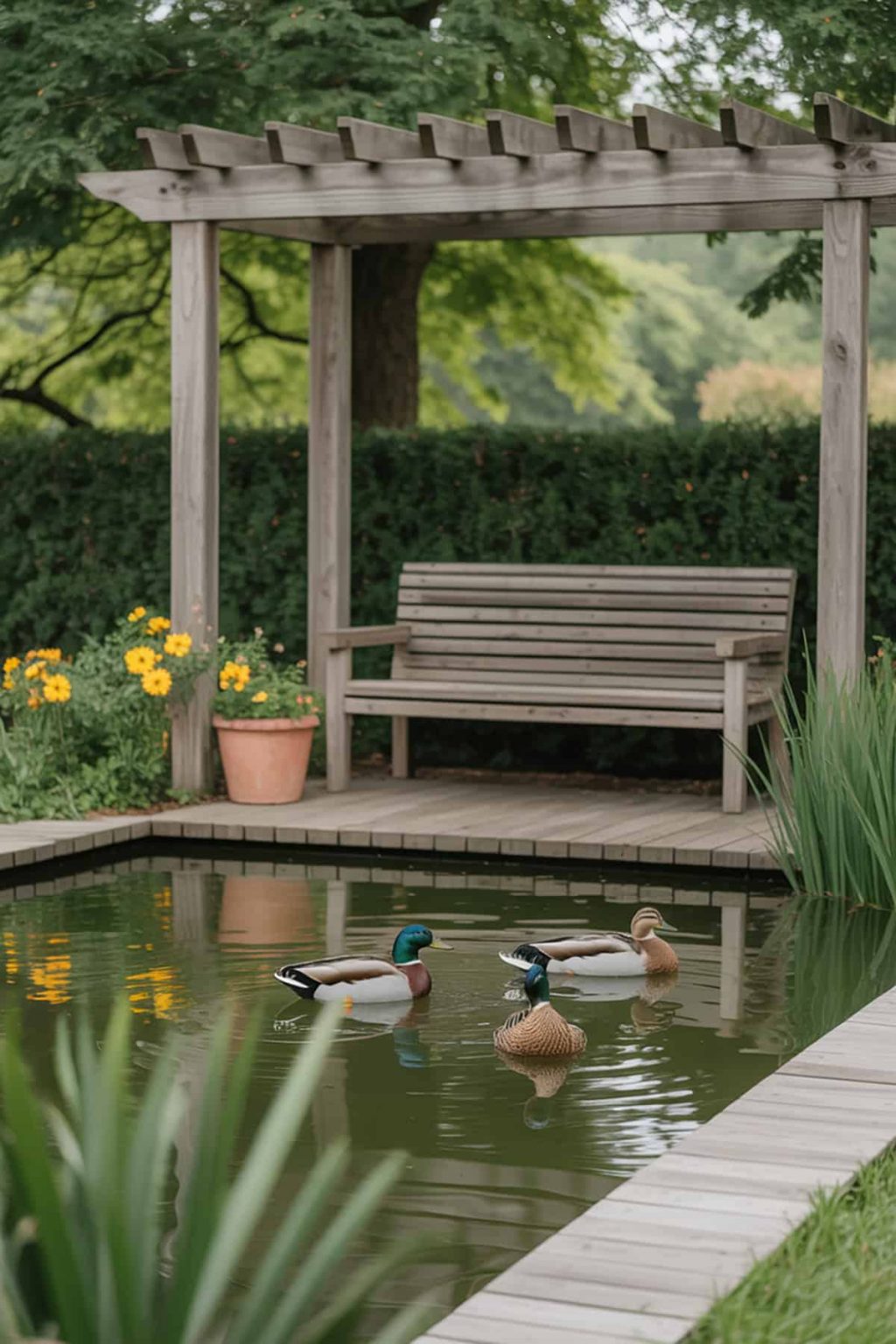 30 Backyard Duck Pond Ideas - Plantglossary