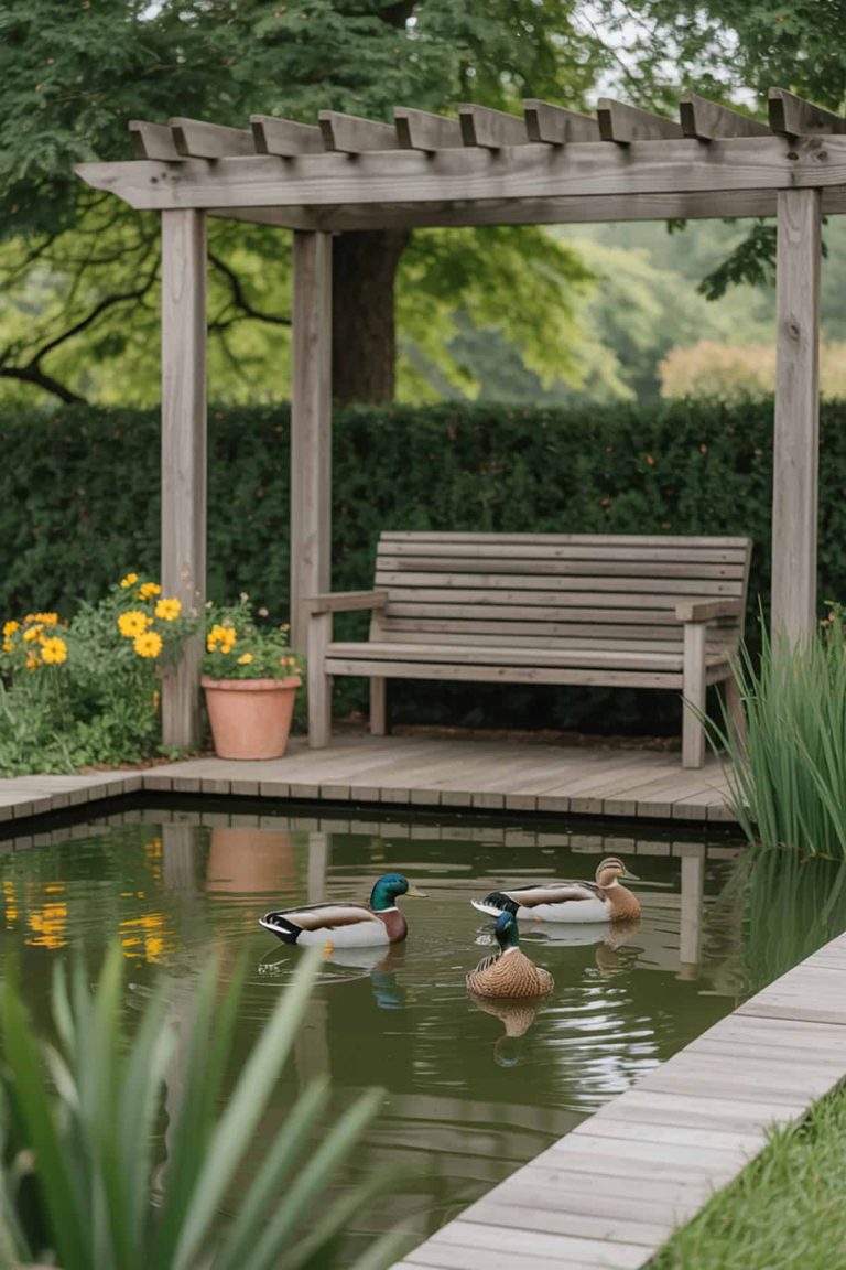 30 Backyard Duck Pond Ideas - Plantglossary