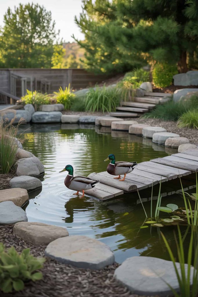 30 Backyard Duck Pond Ideas - Plantglossary