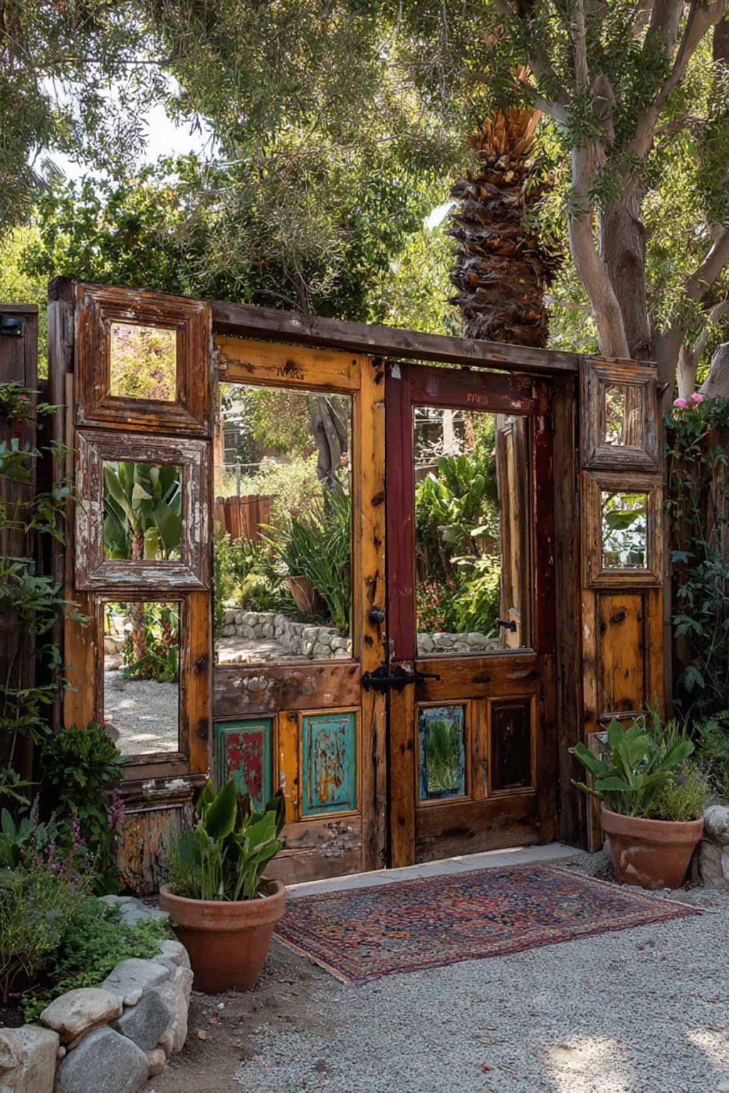 36 Boho Garden Gate Ideas That Feel Like a Hidden Paradise - Plantglossary
