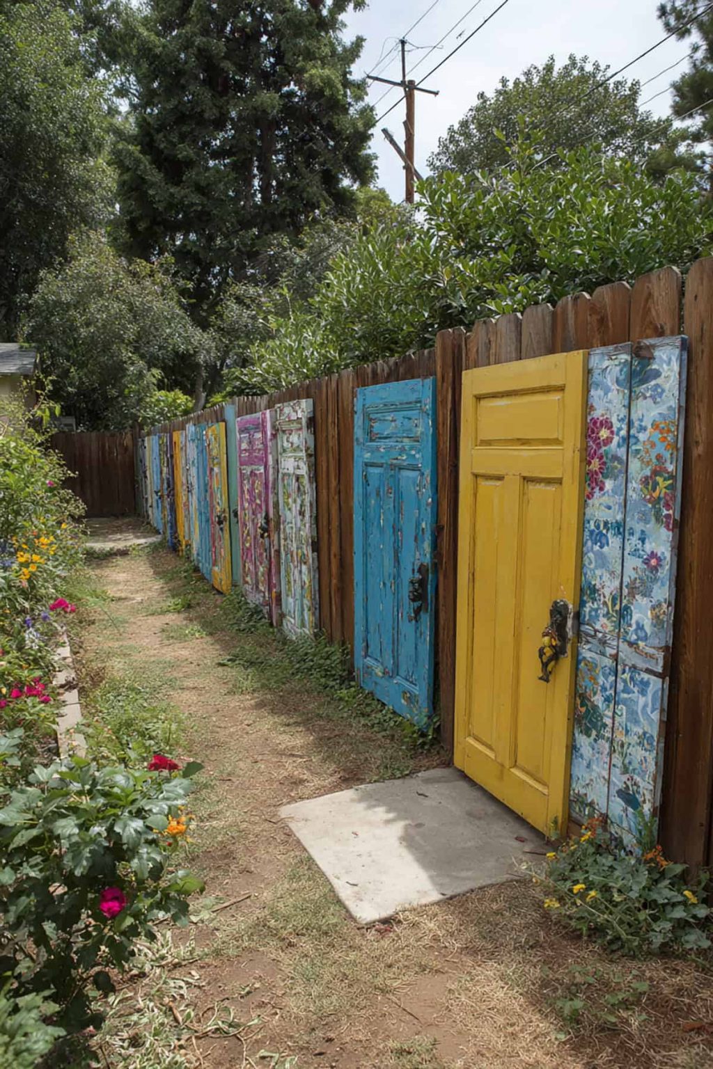 38 Stunning Boho Garden Fence Ideas - Plantglossary
