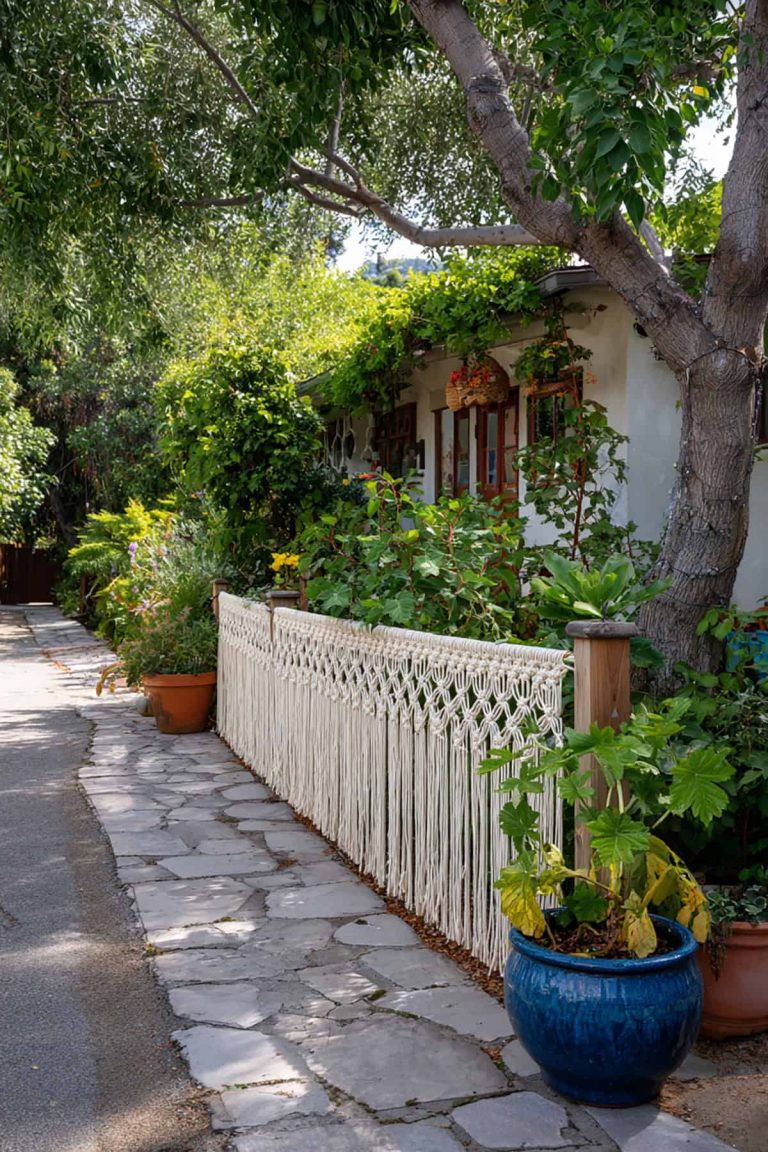 38 Stunning Boho Garden Fence Ideas - Plantglossary